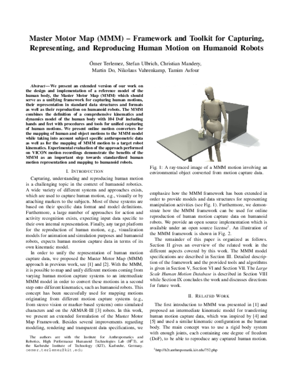 (PDF) Master Motor Map (MMM) — Framework and toolkit for capturing ...