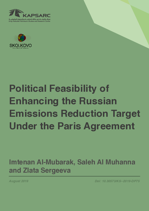 (PDF) Political Feasibility of Enhancing the Russian Emissions ...