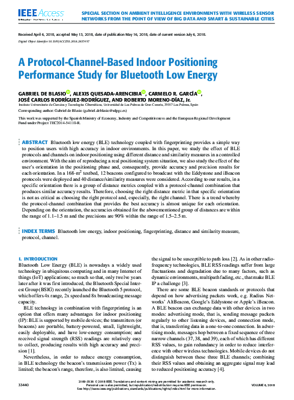 (PDF) A Protocol-Channel-Based Indoor Positioning Performance Study for ...