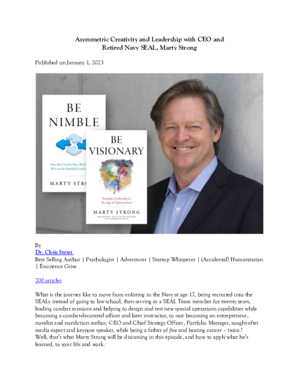 (PDF) Asymmetric Creativity and Leadership with CEO and Retired Navy ...