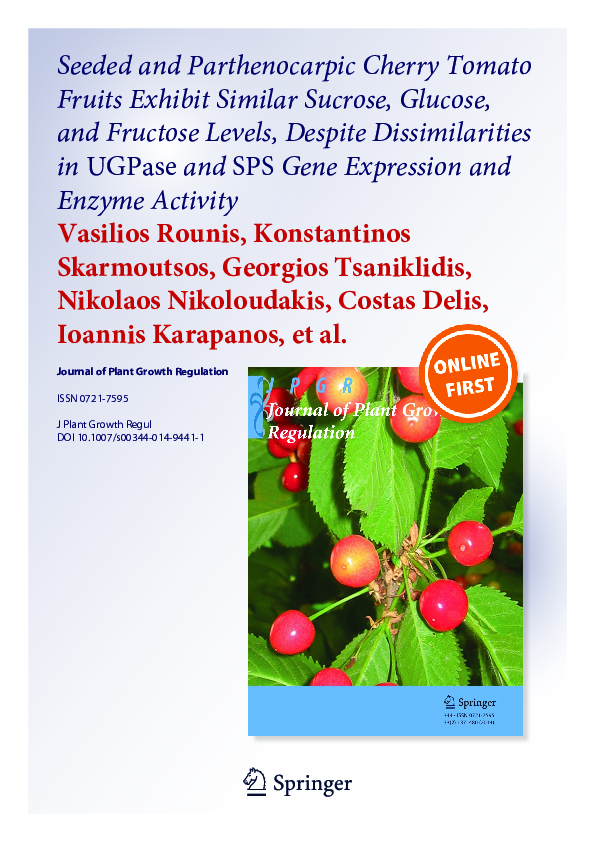 (PDF) Cherry Tomato Sugar Levels and Gene Expression