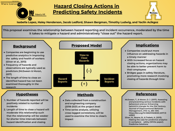 (PDF) Hazard Closing Actions in Predicting Safety Incidents | Timothy ...