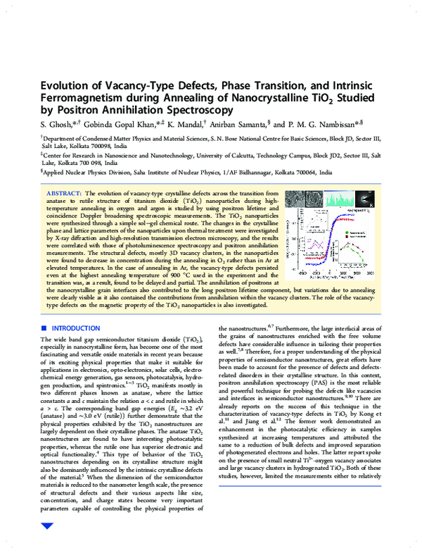 Pdf Evolution Of Vacancy Type Defects Phase Transition And