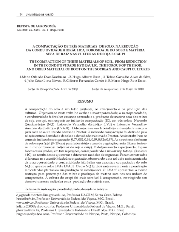 (PDF) A compactação de três materiais de solo, na redução da ...