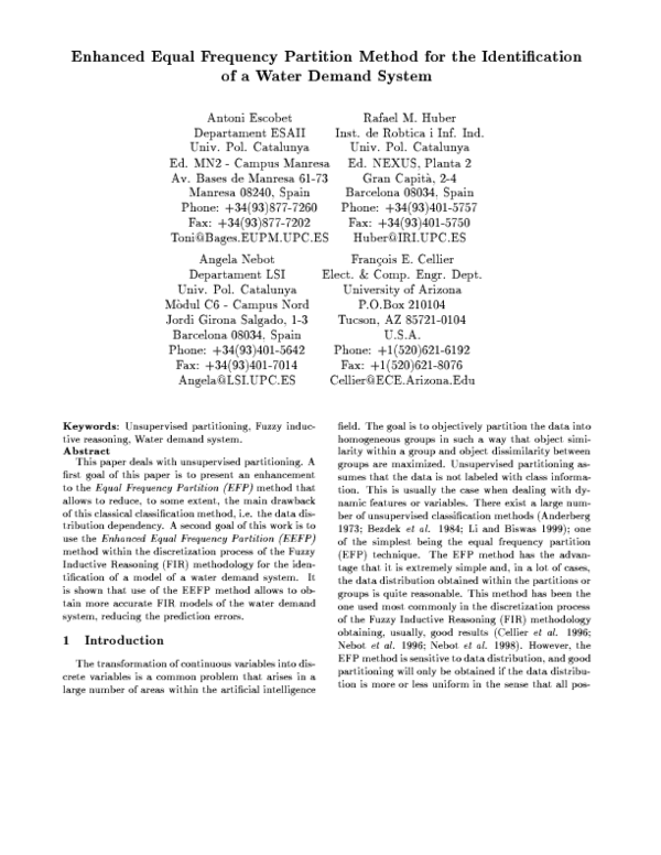 (PDF) Enhanced Equal Frequency Partition Method for the Identification ...