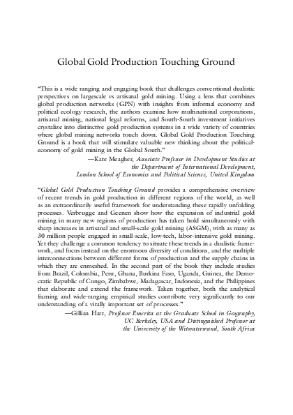 (PDF) Global Gold Production Touching Ground