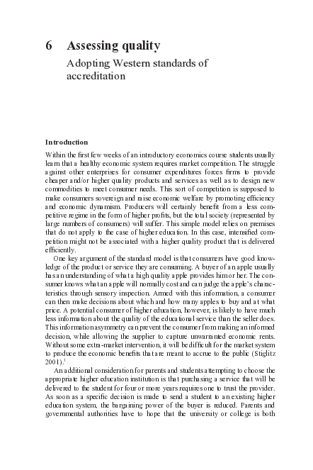 (PDF) Assessing quality