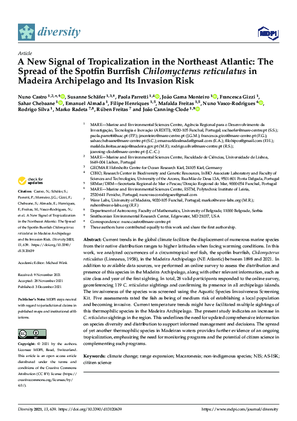 (PDF) A New Signal of Tropicalization in the Northeast Atlantic: The ...