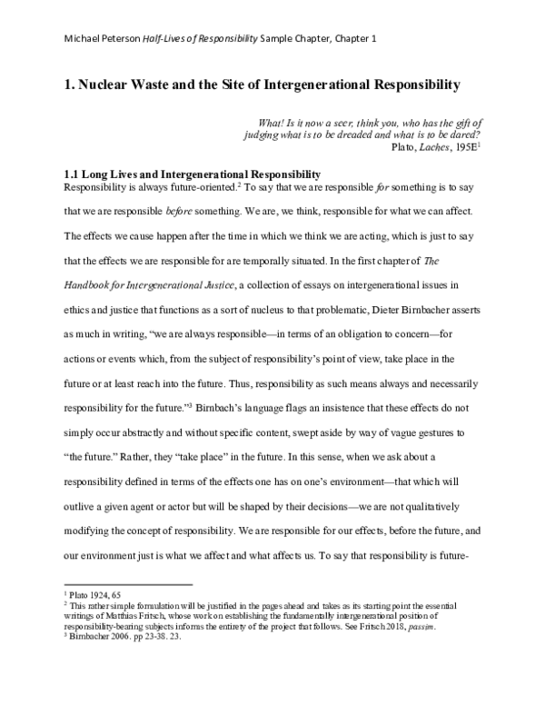 (PDF) Dissertation Sample Chapter: Nuclear Waste and the Site of ...