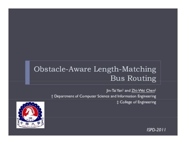 (PDF) Obstacle-aware length-matching bus routing