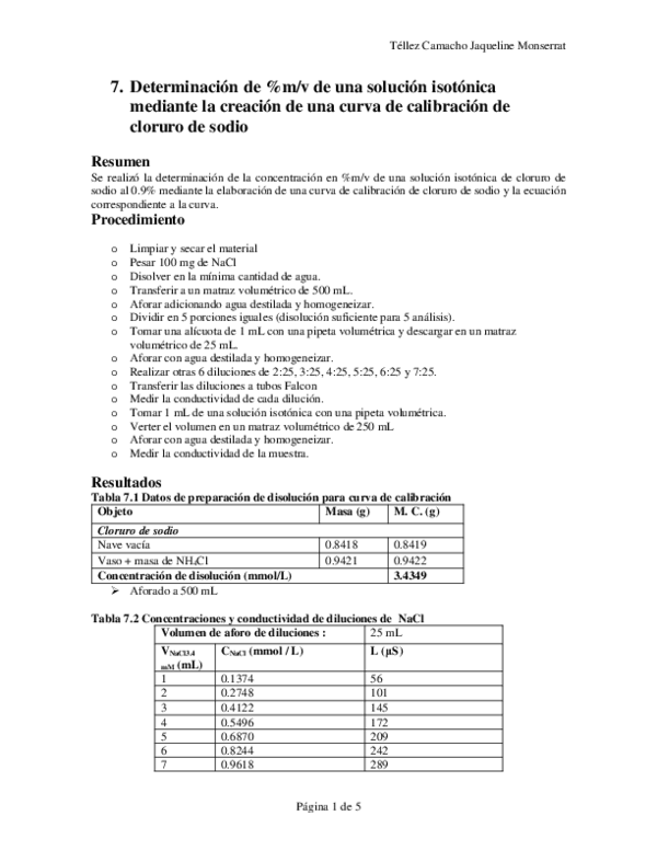 (PDF) Curva de calibración de NaCl