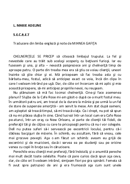 (PDF) L. MARIE ADELINE