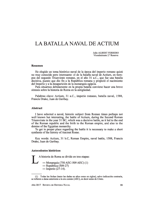 (PDF) La batalla naval de Actium.