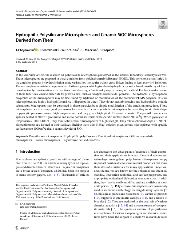 (PDF) Generation of meso- and microporous structures by pyrolysis of polysiloxane microspheres ...