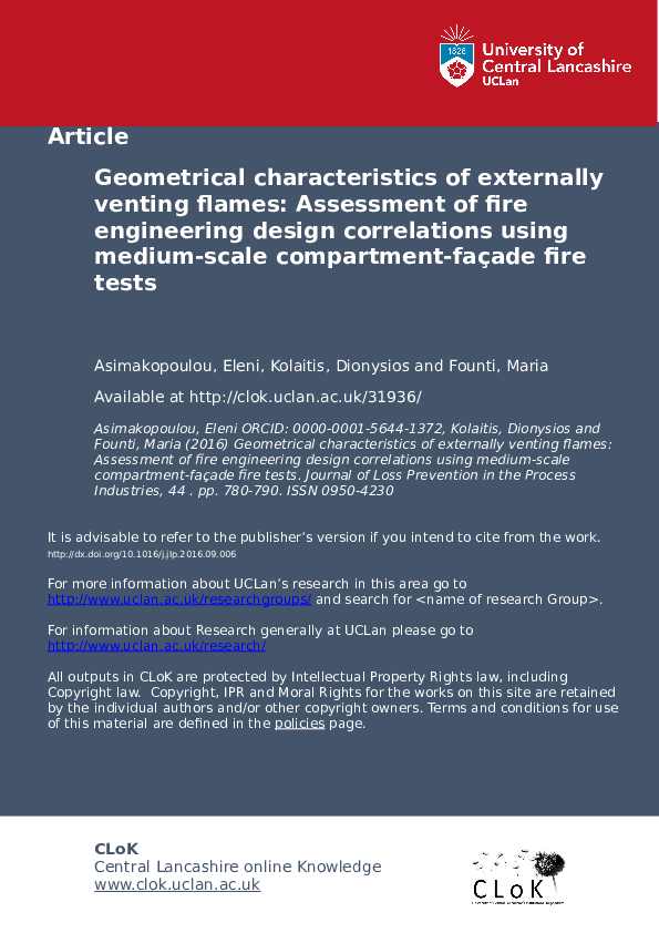 (PDF) Geometrical characteristics of externally venting flames ...