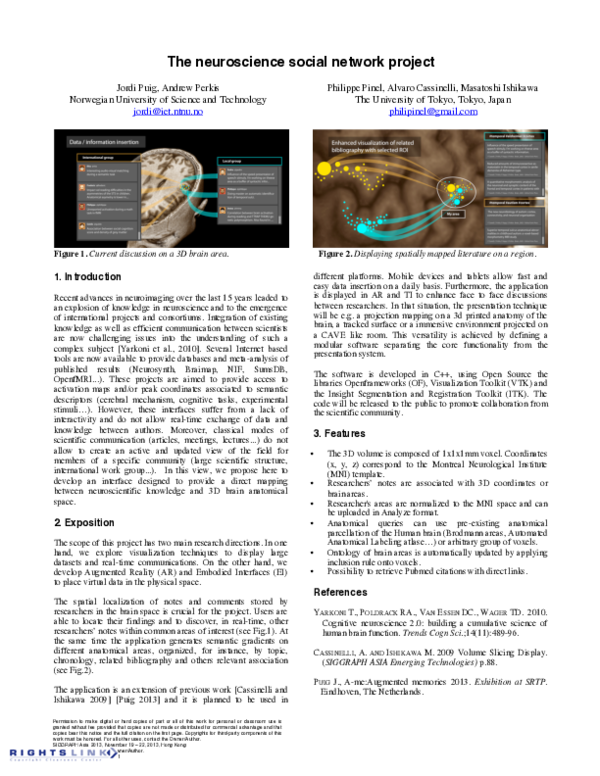 (PDF) The neuroscience social network project