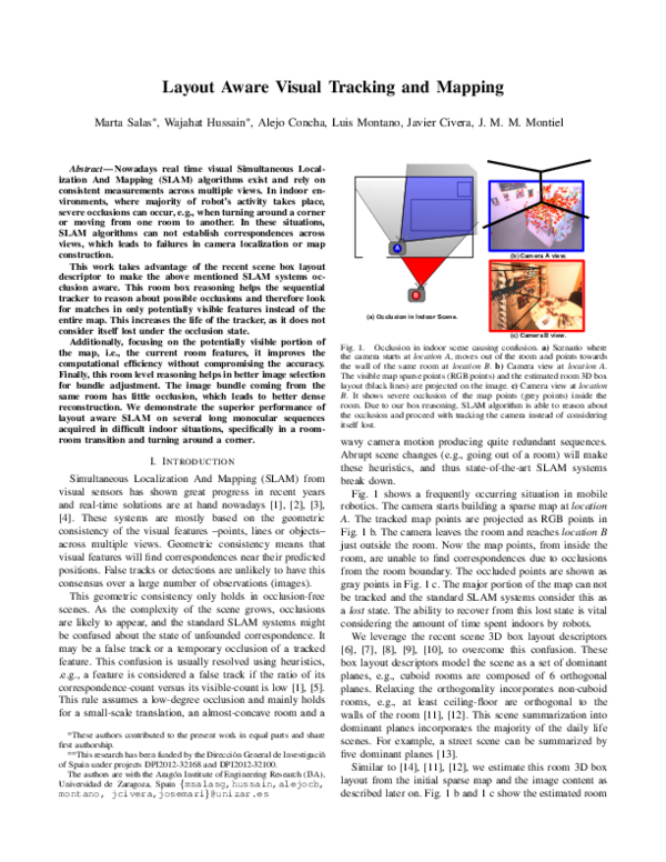 (PDF) Layout aware visual tracking and mapping