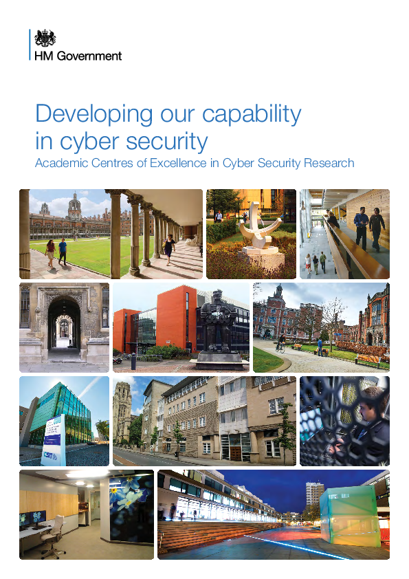 (PDF) Developing our capability in cyber security: Academic Centres of ...