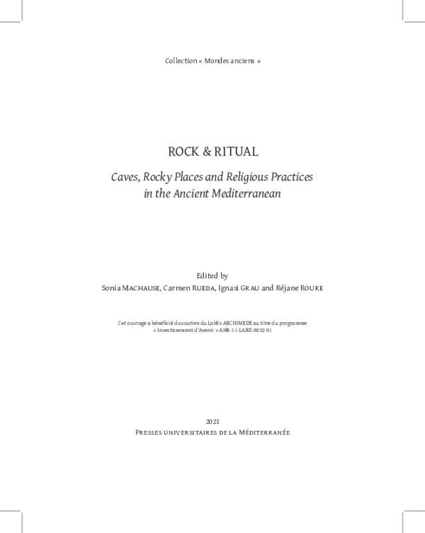 (PDF) ROCK & RITUAL Caves, Rocky Places and Religious Practices in the ...