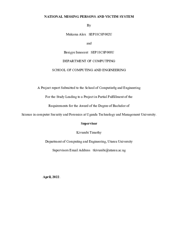 (DOC) Final system report (1)