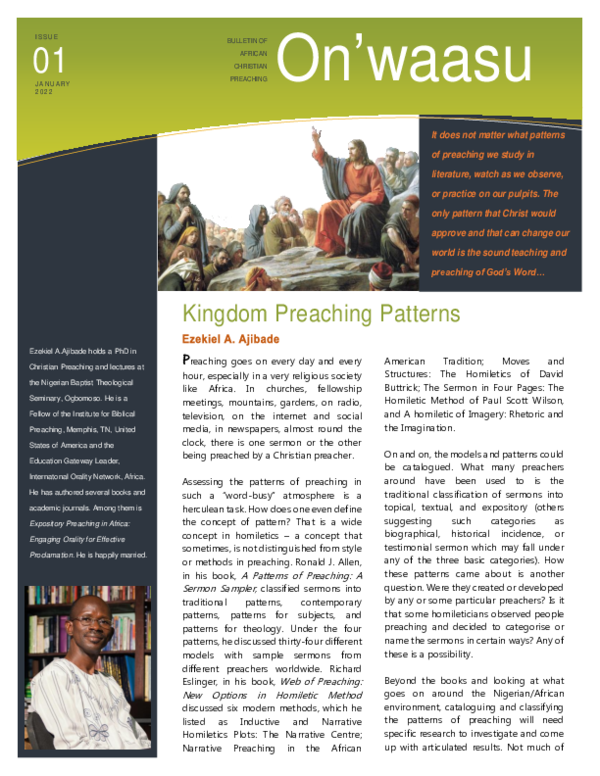 (PDF) Kingdom Preaching Patterns