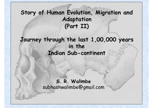 (PDF) Slide show Story of Human Evolution Migration and Adaptation Part ...