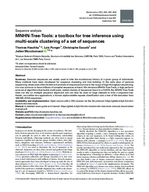 (PDF) MNHN-Tree-Tools: a toolbox for tree inference using multi-scale clustering of a set of ...