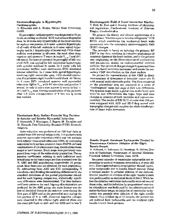 (PDF) Bundle branch reentrant tachycardia treated by transvenous ...