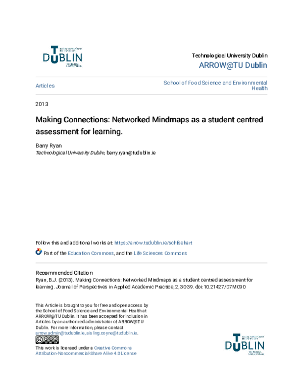 (PDF) Making Connections: Networked Mindmaps as a student centred ...