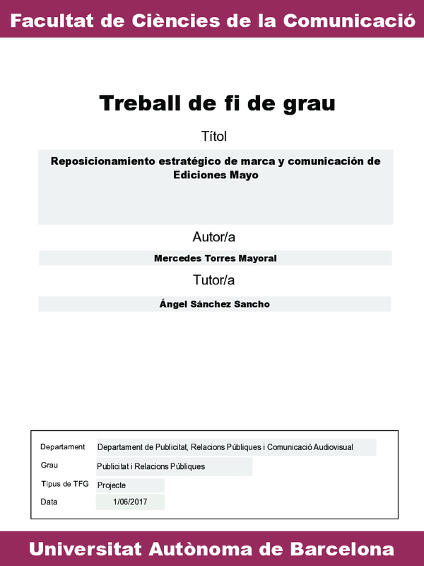 (PDF) Reposicionamiento estratégico de marca y comunicación de ...