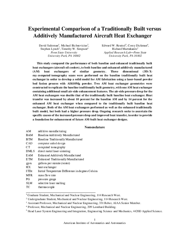 (PDF) Experimental comparison of a traditionally built versus ...
