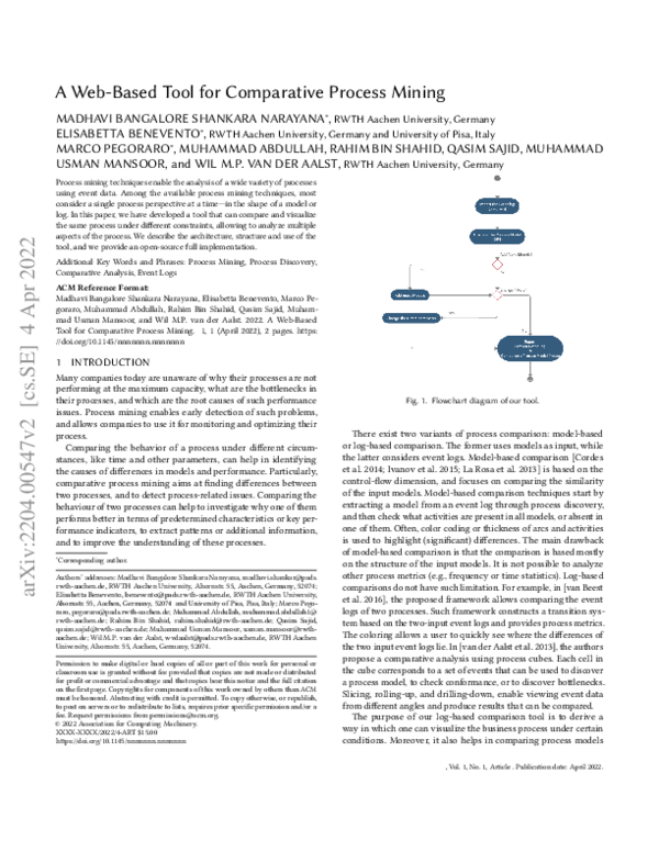 (PDF) A Web-Based Tool for Comparative Process Mining