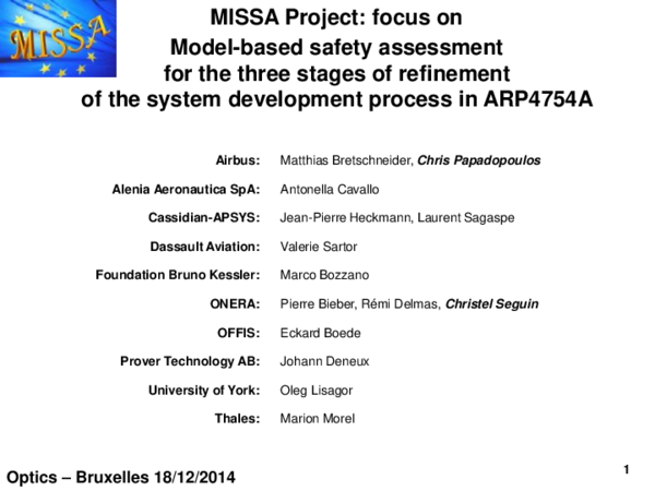 (PDF) Model-Based Safety Assessment for the Three Stages of Refinement ...