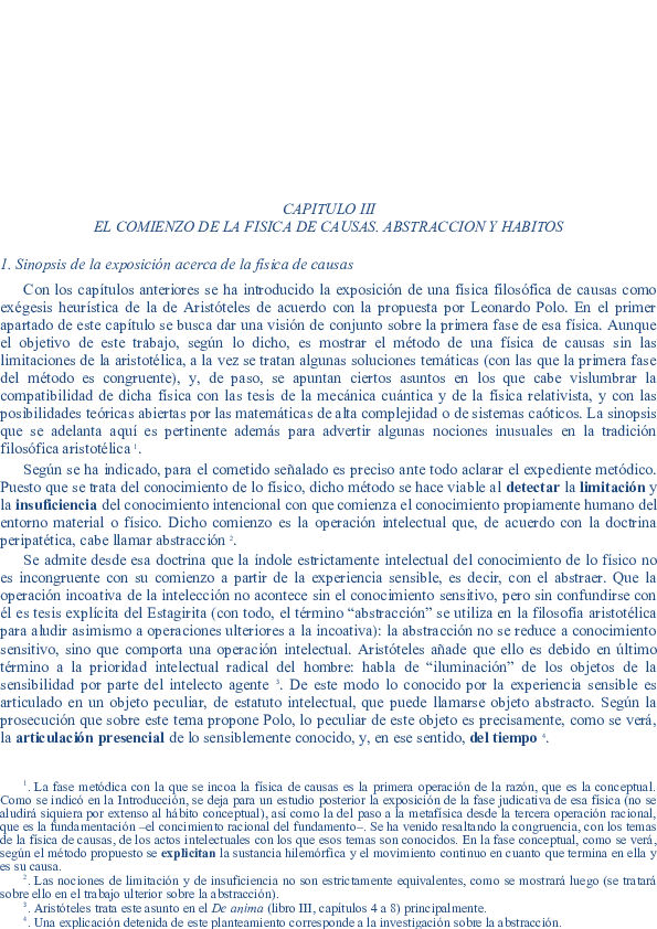 (DOC) CAPITULO III EL COMIENZO DE LA FISICA DE CAUSAS. ABSTRACCION Y ...