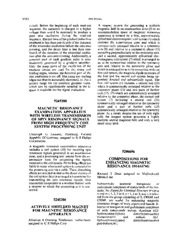 (PDF) 5245288 Magnetic resonance examination apparatus with wireless ...