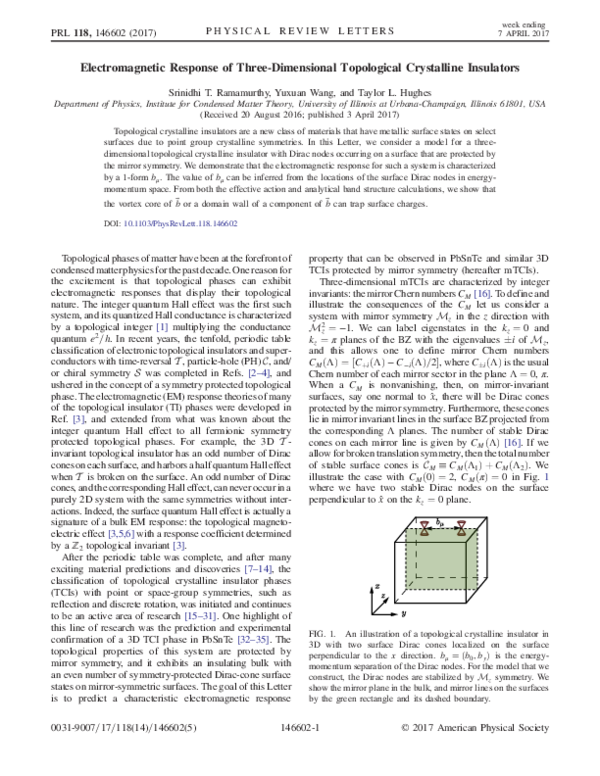 (PDF) Electromagnetic Response of Three-Dimensional Arrays of Quantum ...
