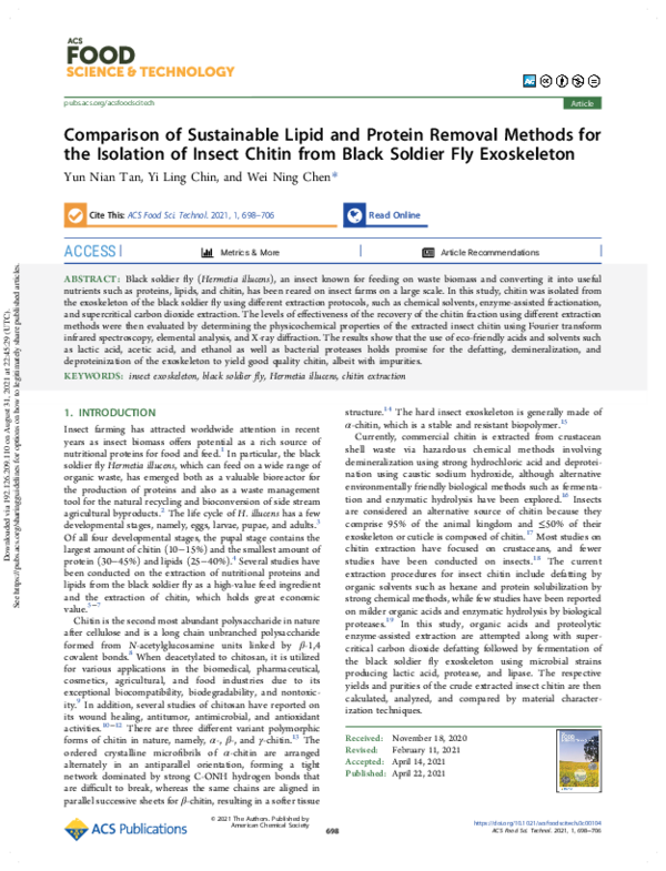 (PDF) Comparison of Sustainable Lipid and Protein Removal Methods for ...