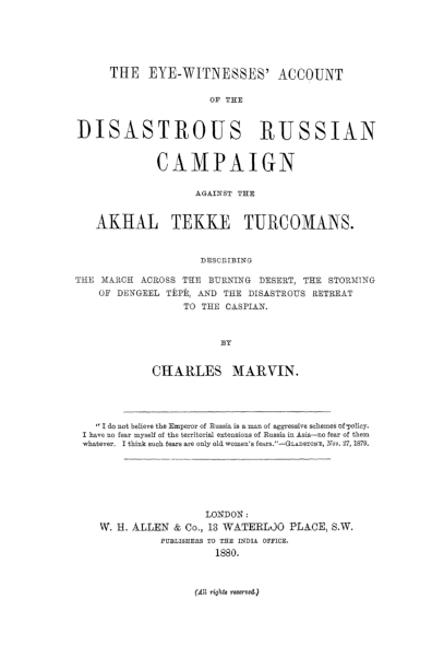 (PDF) Marvin Ch. The eye-witnesses' account of the disastrous Russian ...