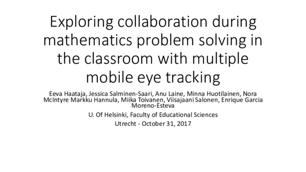 (PDF) Exploring collaboration during mathematics problem solving in the ...