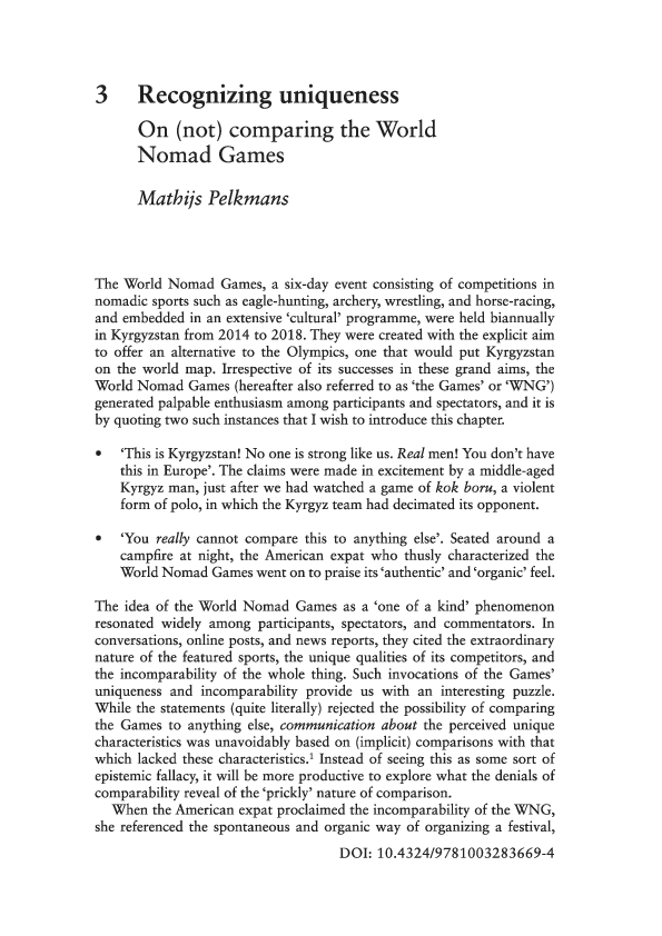 (PDF) Chapter 3. Recognizing Uniqueness: On (Not) Comparing the World ...