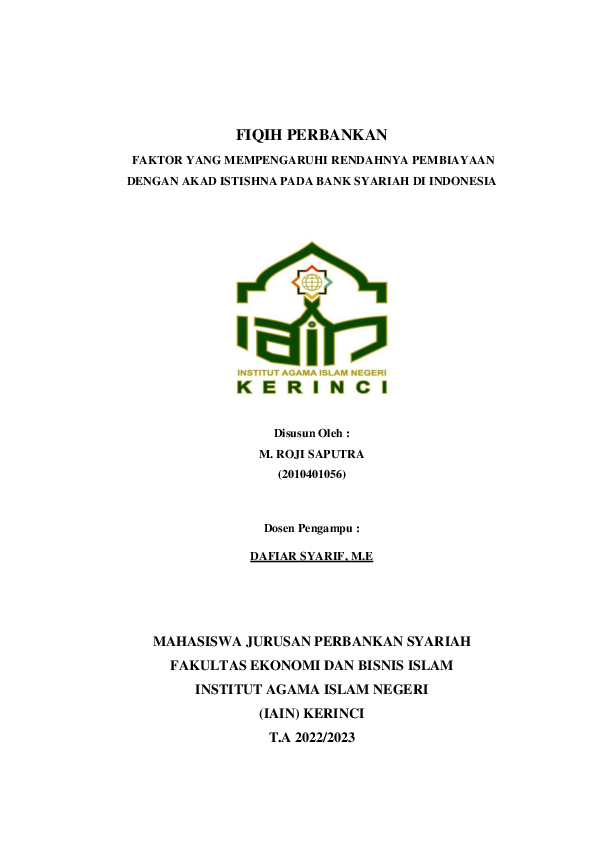 (PDF) FIQIH PERBANKAN
