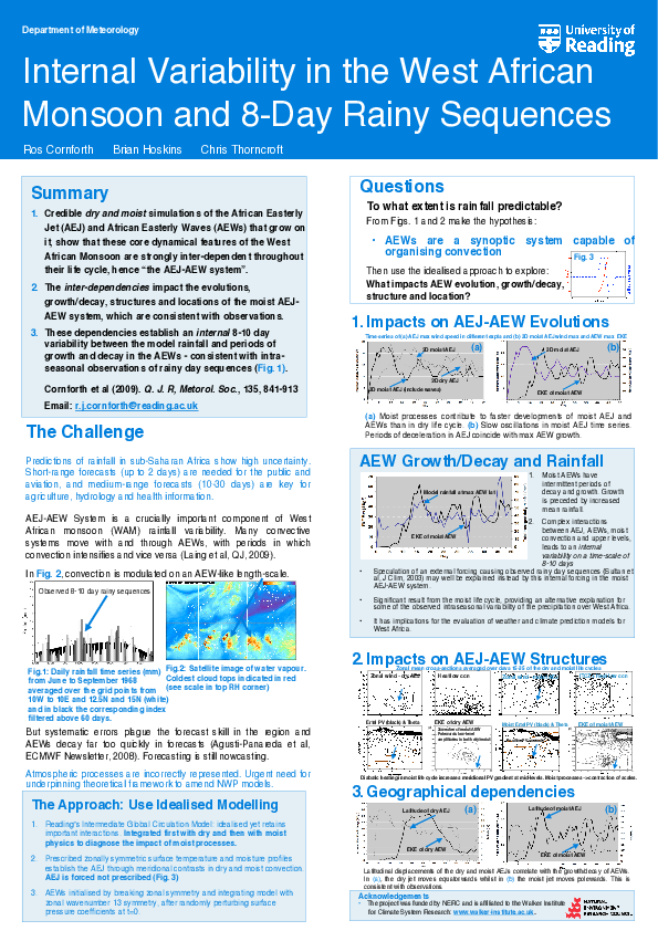 (PDF) Internal variability in the moist African easterly Jet-African ...