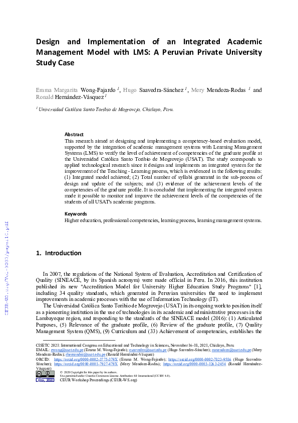 (PDF) Design and Implementation of an Integrated Academic Management ...