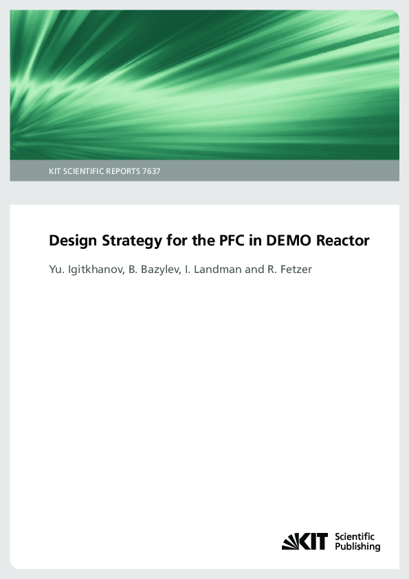 (PDF) Design strategy for the PFC in DEMO reactor
