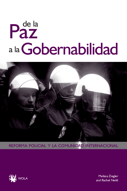 (PDF) Reforma Policial y La Comunidad Internacional | Rachel Neild ...