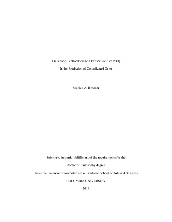 (PDF) The Role of Relatedness and Expressive Flexibility In the ...