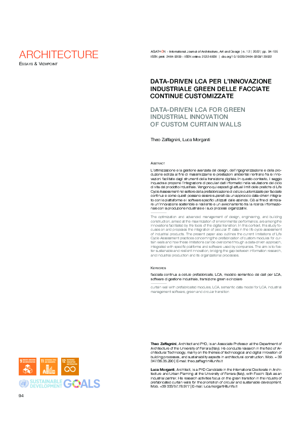 (PDF) DATA-DRIVEN LCA FOR GREEN INDUSTRIAL INNOVATION OF CUSTOM CURTAIN ...