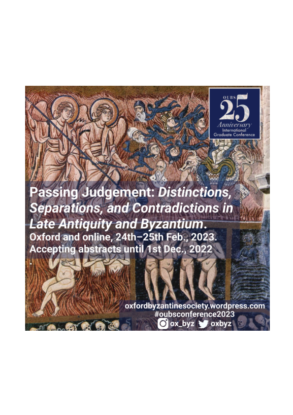 (PDF) Passing Judgement: Distinctions, Separations, and Contradictions ...