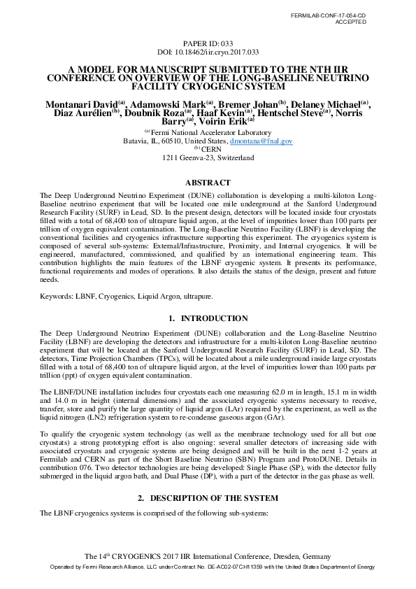 (PDF) A Model for Manuscript Submitted to the NTH Iir Conference on ...