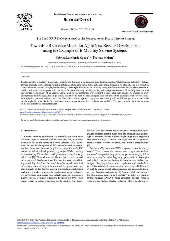 (PDF) Towards a Reference Model for Agile New Service Development Using ...